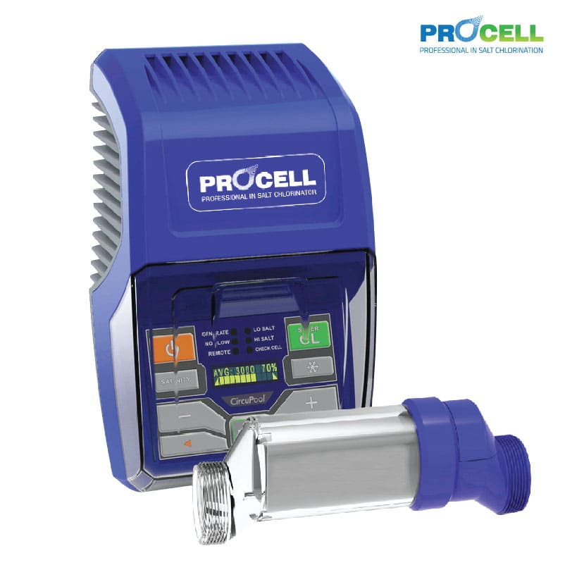 เครื่องเกลือ PROCELL ใช้งานง่าย มีหน้าจอแสดง กระบอกเซลล์ USA